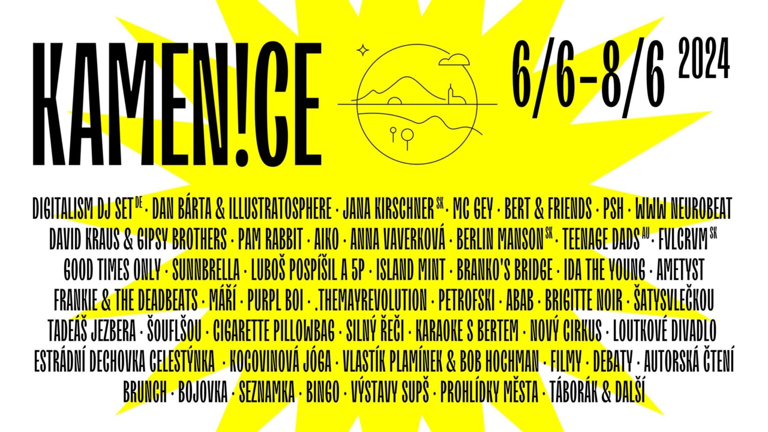 Festival KAMEN!CE 2024 - Česká Kamenice